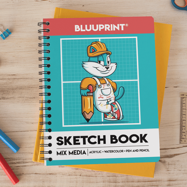 Bluuprint Sketchbook 7x9 – Bluu Dreams
