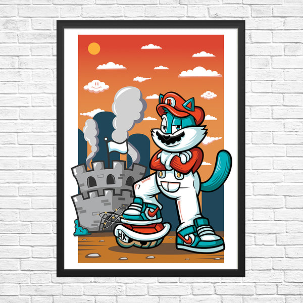 Super Benji Bros Giclee Art Print 13 x 19 – Bluu Dreams