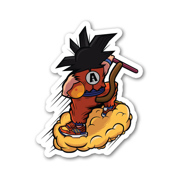 Flying Nimbus 3 x 3 Sticker – Bluu Dreams